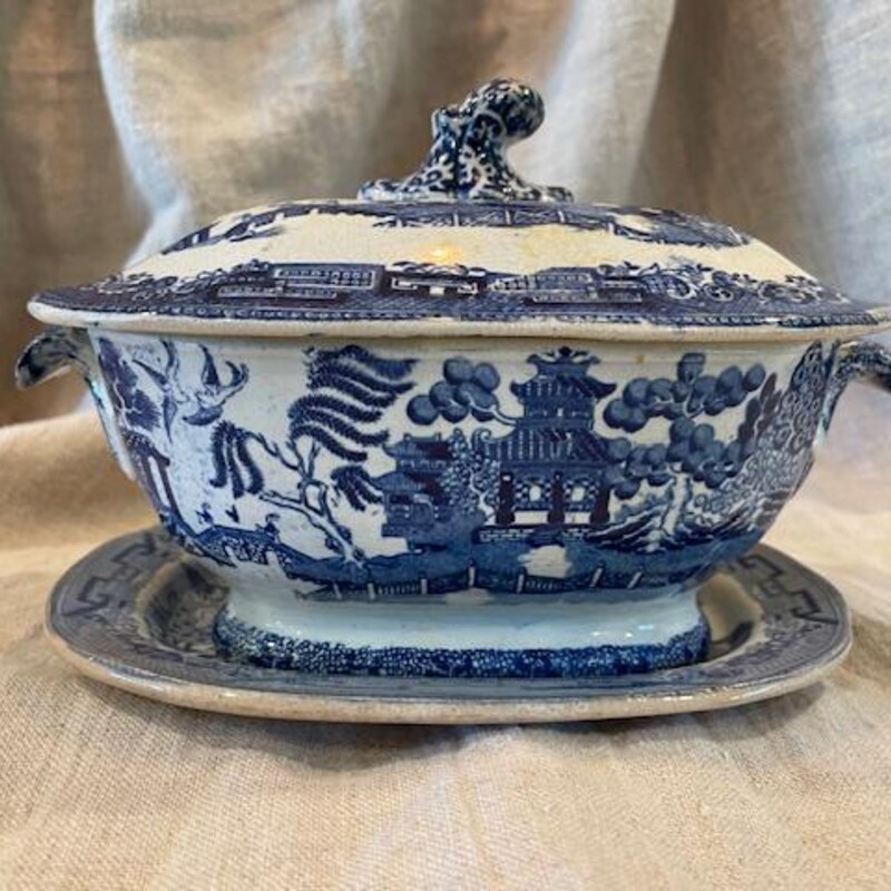 Early Blue Willow - Etsy