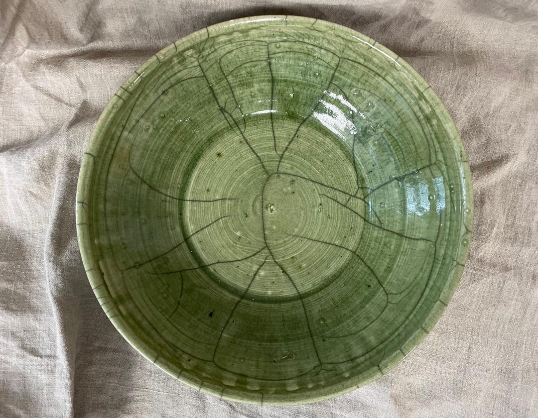 Large Vintage Art Potery / Ceramic Bowl 11 - Etsy