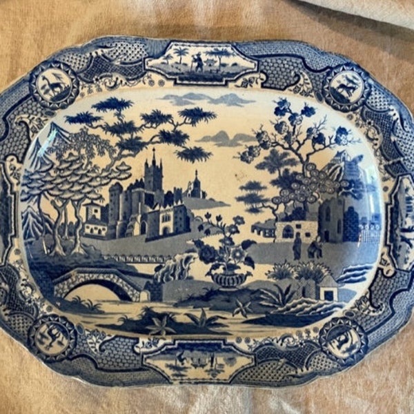 Transferware Platter - Etsy
