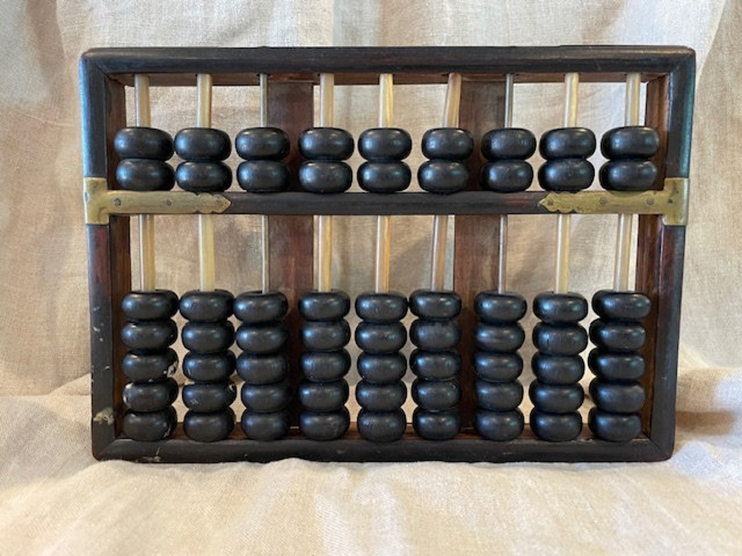 Vintage Wooden Chinese Abacus - Etsy
