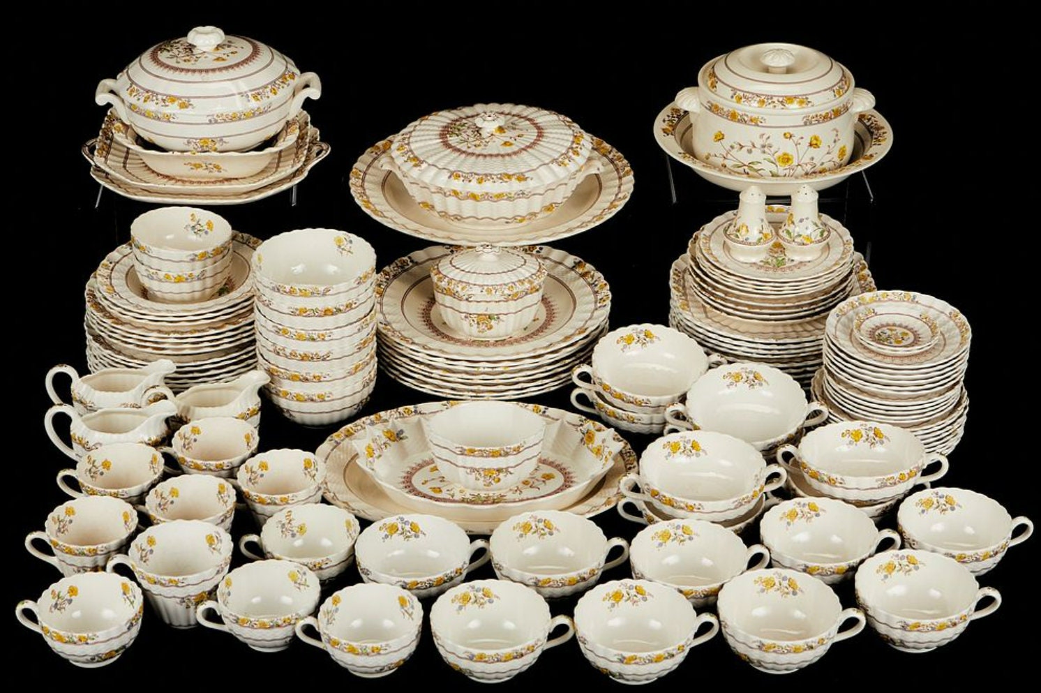 Antique / Vintage Copeland Spode's Buttercup Pattern / Salad Plate - Etsy