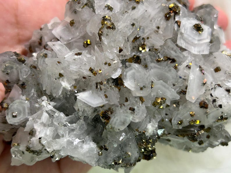 Calcite With Pyrite Inclusions - Etsy