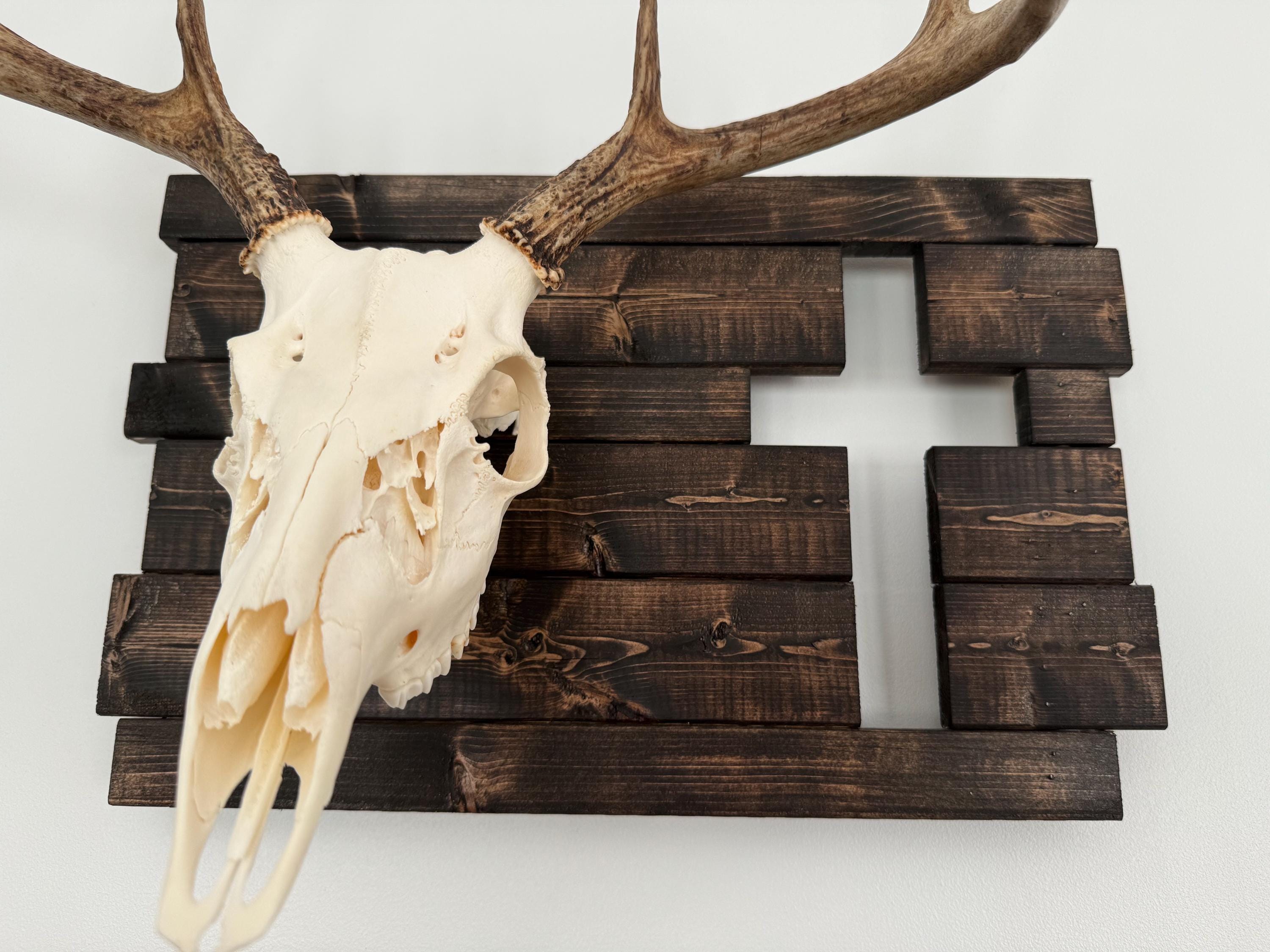 Rustic European Mount Wall Plaque With Cross - Espresso Stain - Etsy