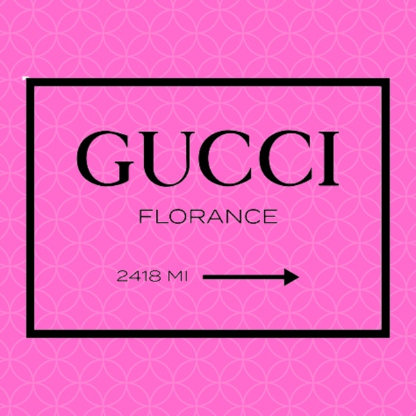 Gucci Wall Art - Etsy