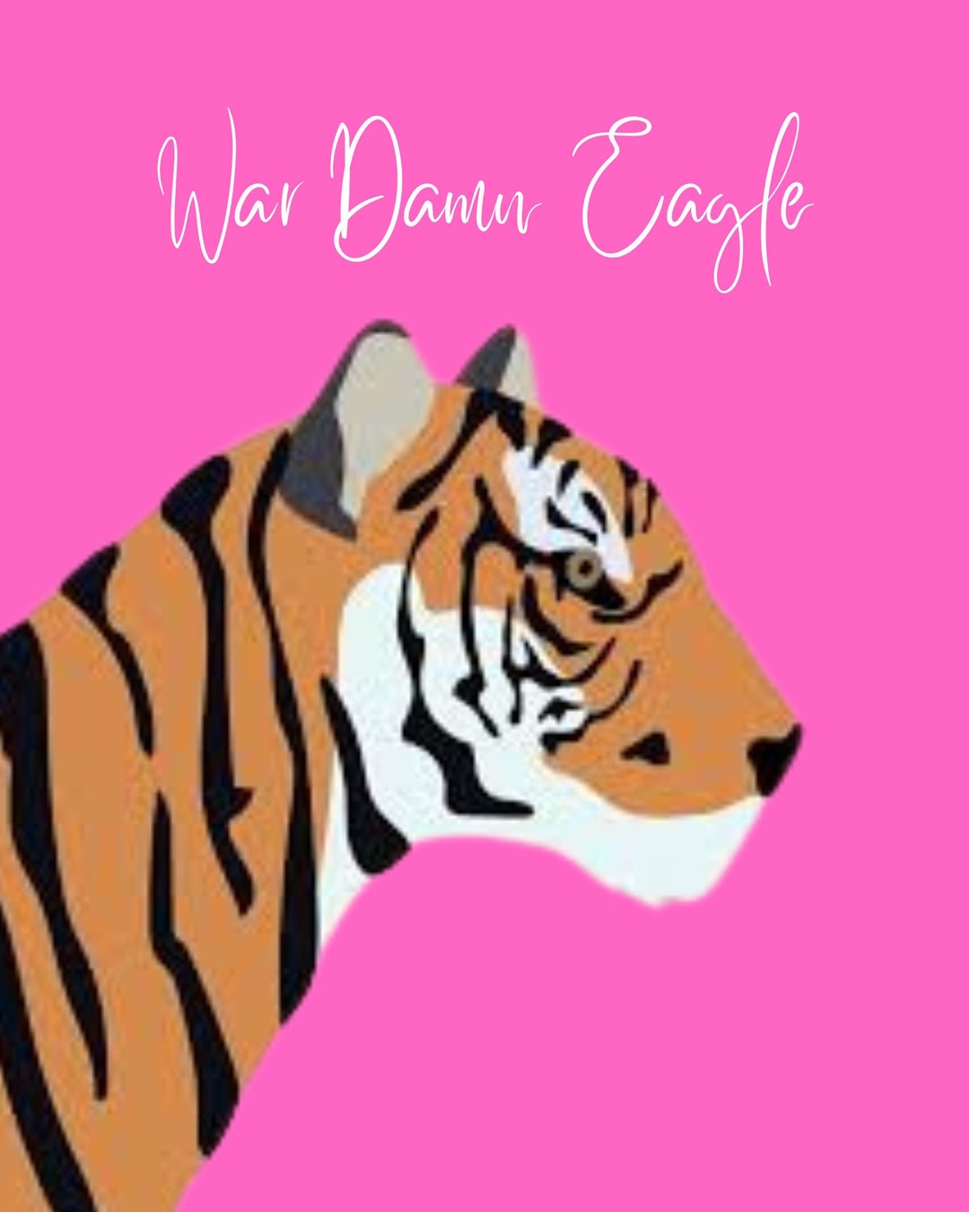 War Damn Eagle Digital Print - Etsy