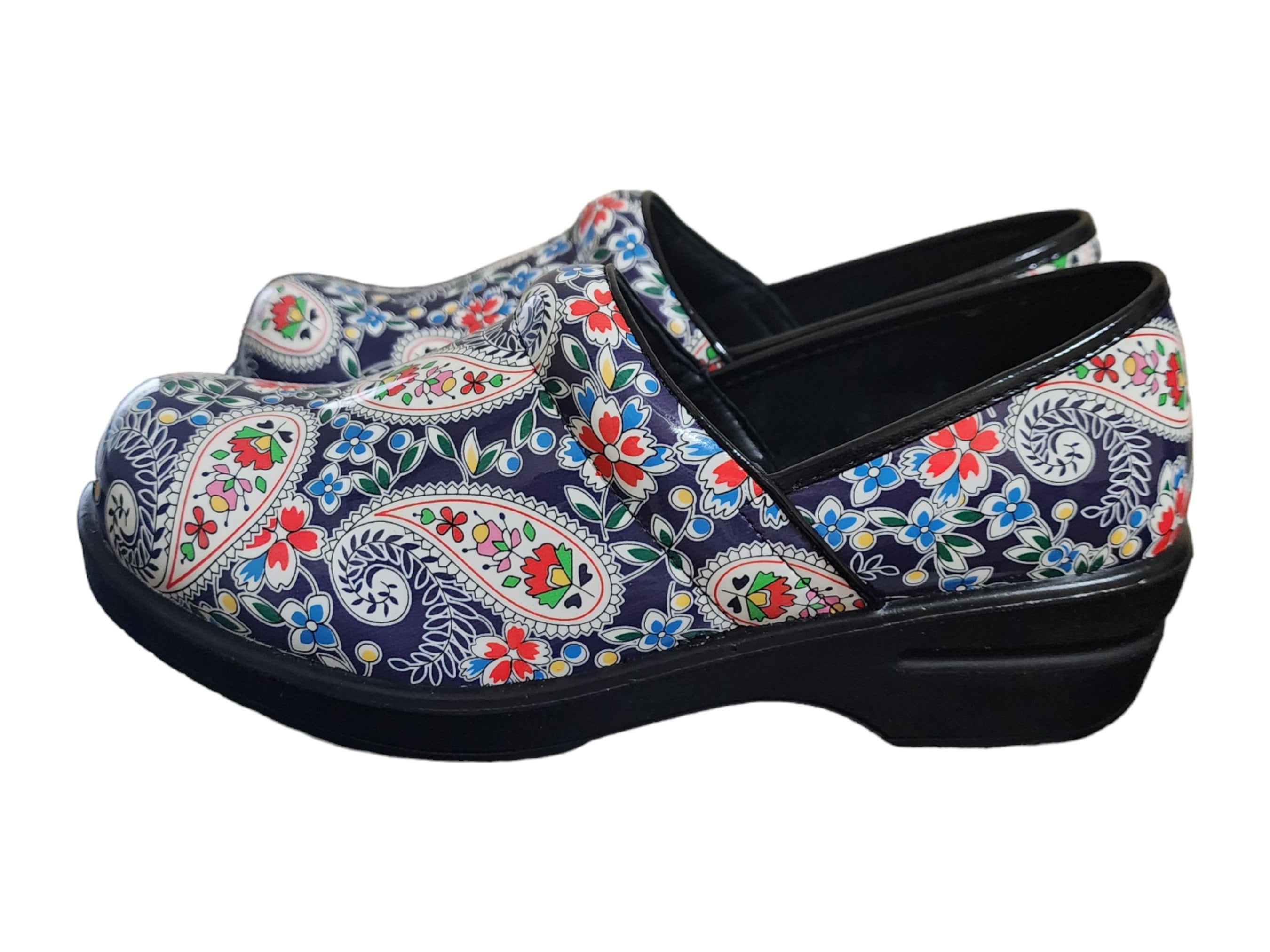 SEAFLOWER PAISLEY Women's Slip-resistant Clogs - Lightweight and ...