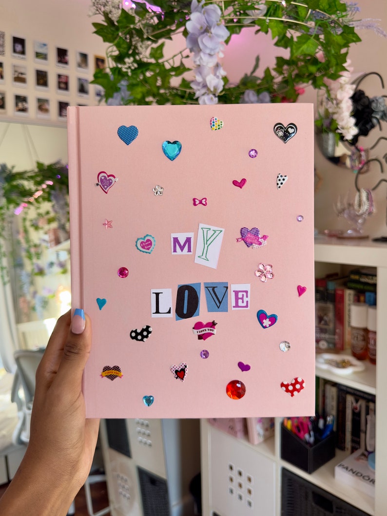 My Love Scrapbook, Blank Memory Book Gift, 110 Sheets, 11 X 8.5 Inches ...
