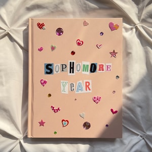 Sophomore Year Scrapbook, School Memory Journal, 110 Sheets, 11 X 8.5 ...