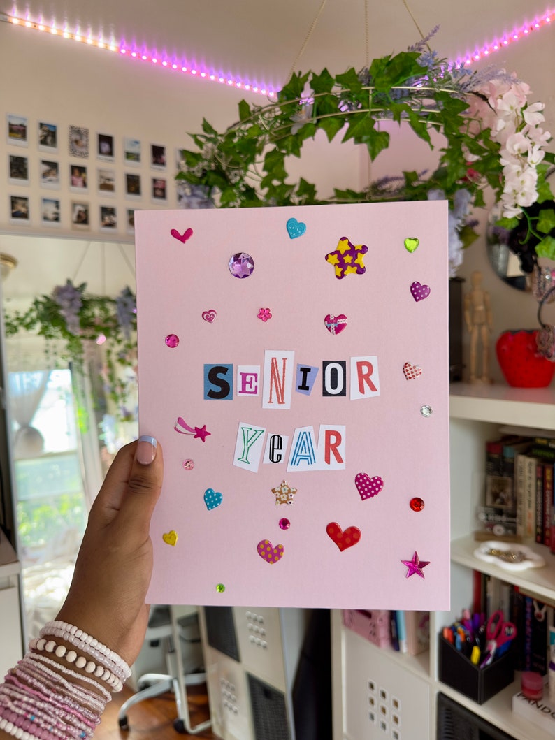 Senior Year Scrapbook, School Memory Journal, 110 Sheets, 11 X 8.5 ...