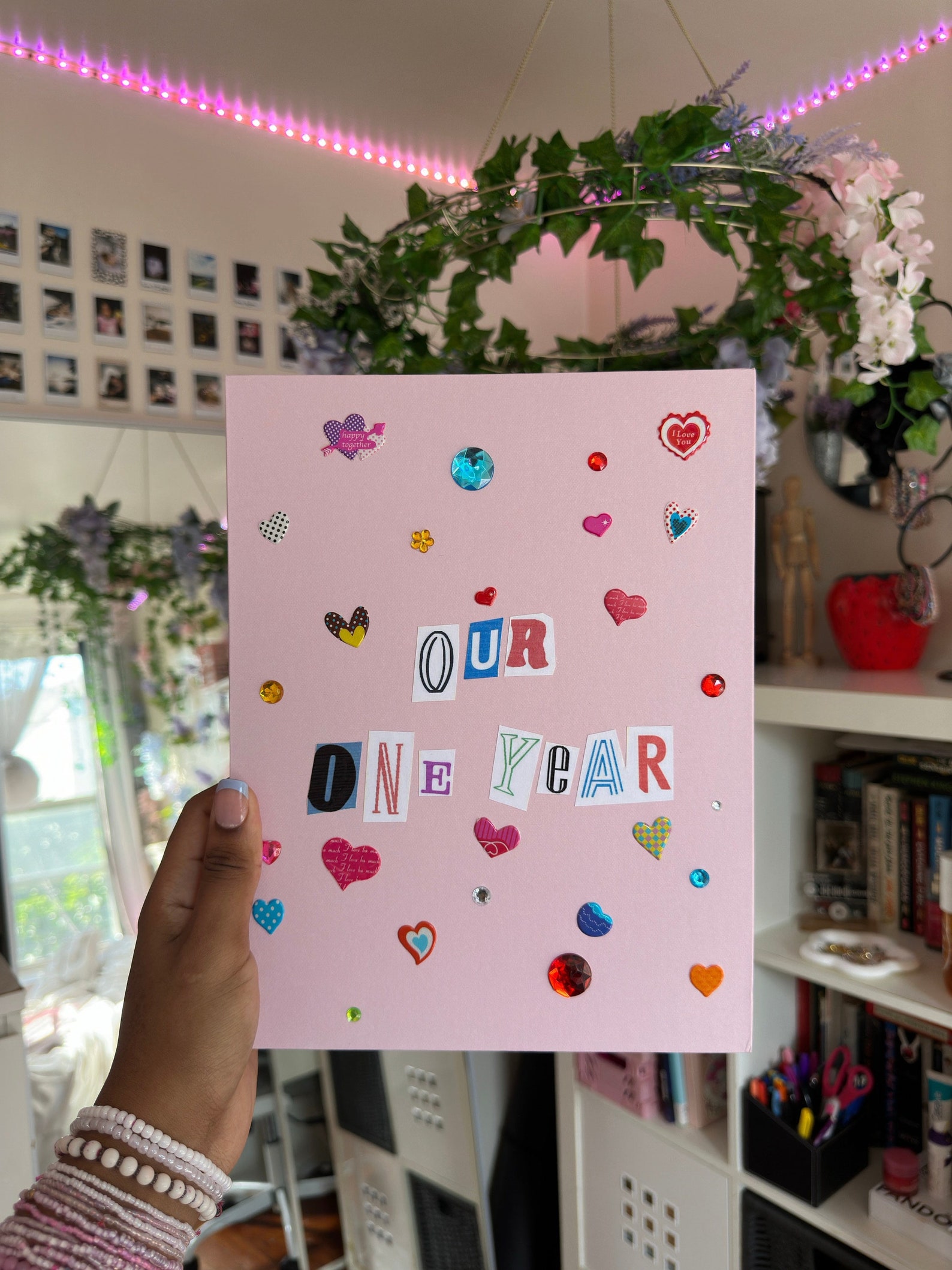 Our One Year Scrapbook, First Anniversary Scrapbook Gift, 110 Sheets ...