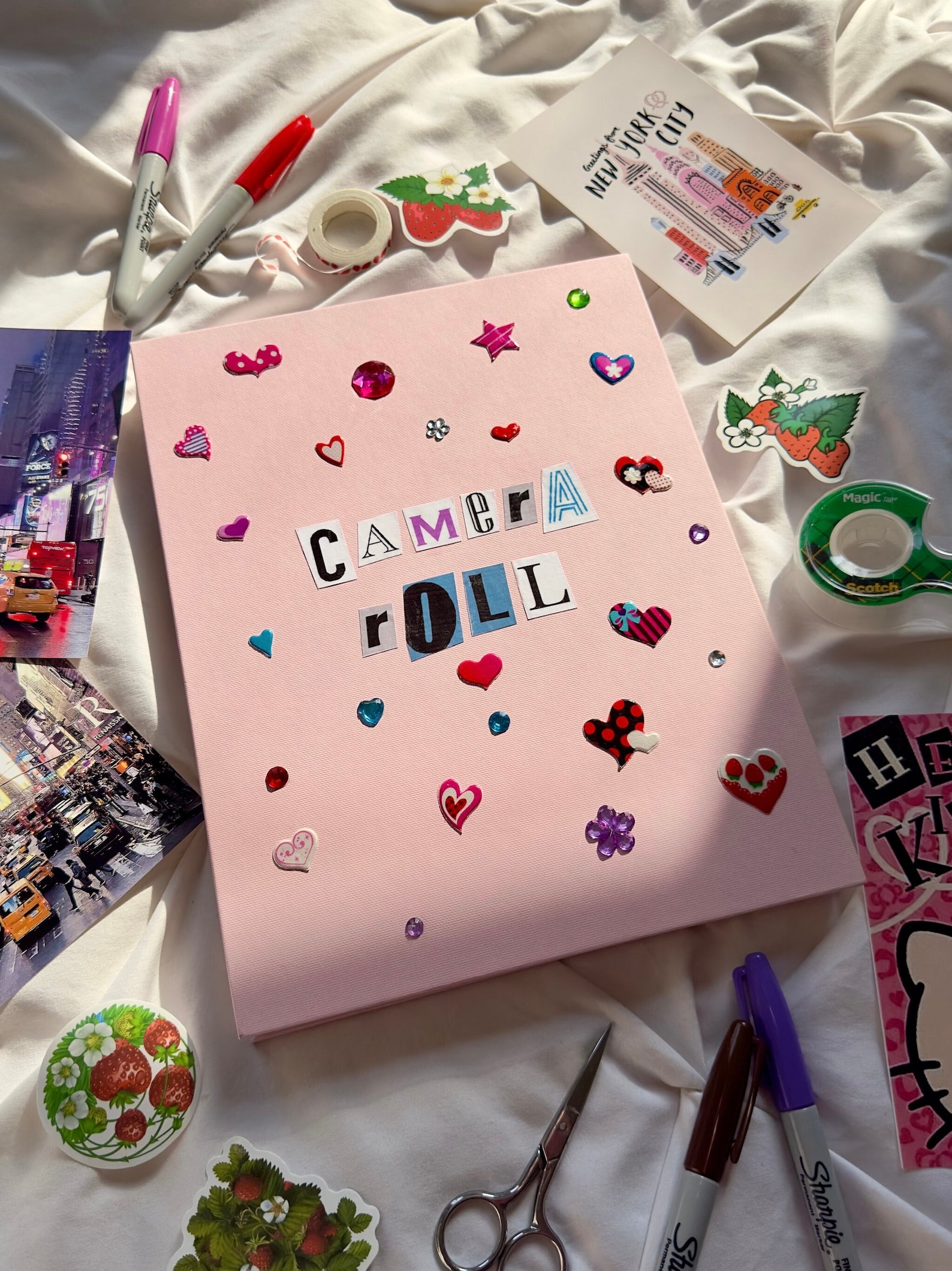 Camera Roll Scrapbook, Travel Memory Journal Gift, 110 Sheets, 11 X 8.5 ...