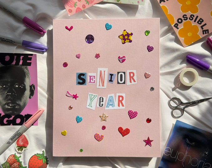 Senior Year Keepsake Scrapbook 1970s Vintage Scrap Book - Etsy