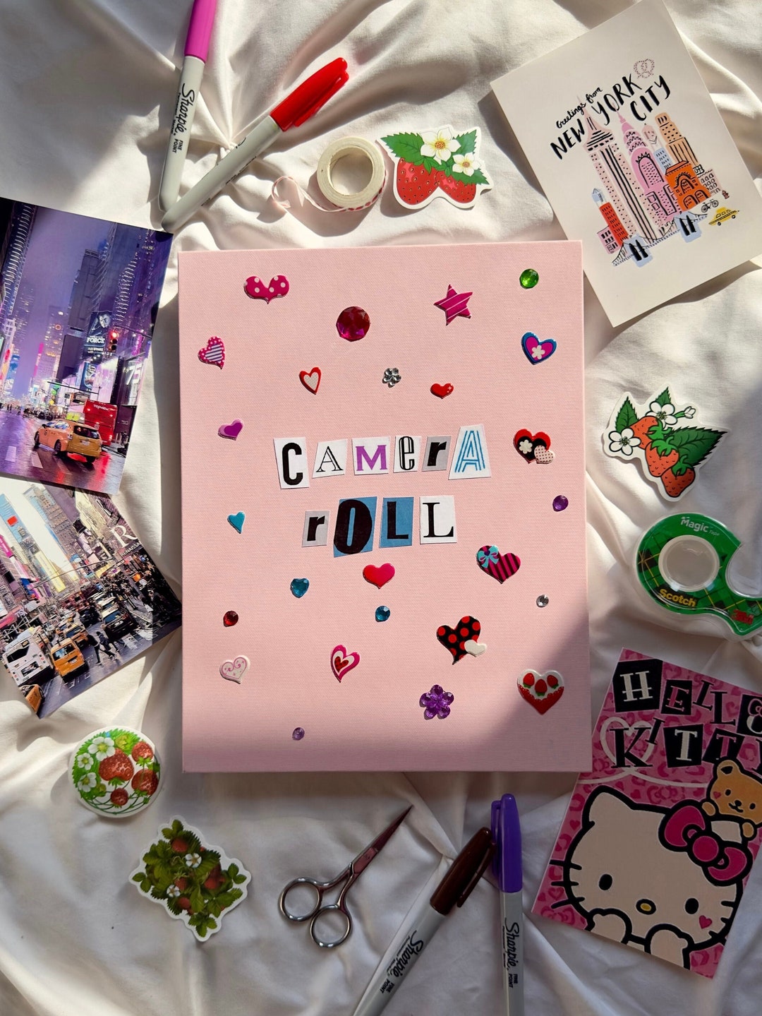 Camera Roll Scrapbook, Travel Memory Journal Gift, 110 Sheets, 11 X 8.5 ...