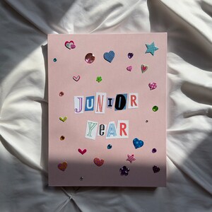 Junior Year Scrapbook, School Memory Journal, 110 Sheets, 11 X 8.5 ...