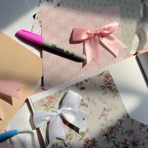 Bows Scrapbook Kit, Coquette Stationary for Scrapbooking and Junk ...