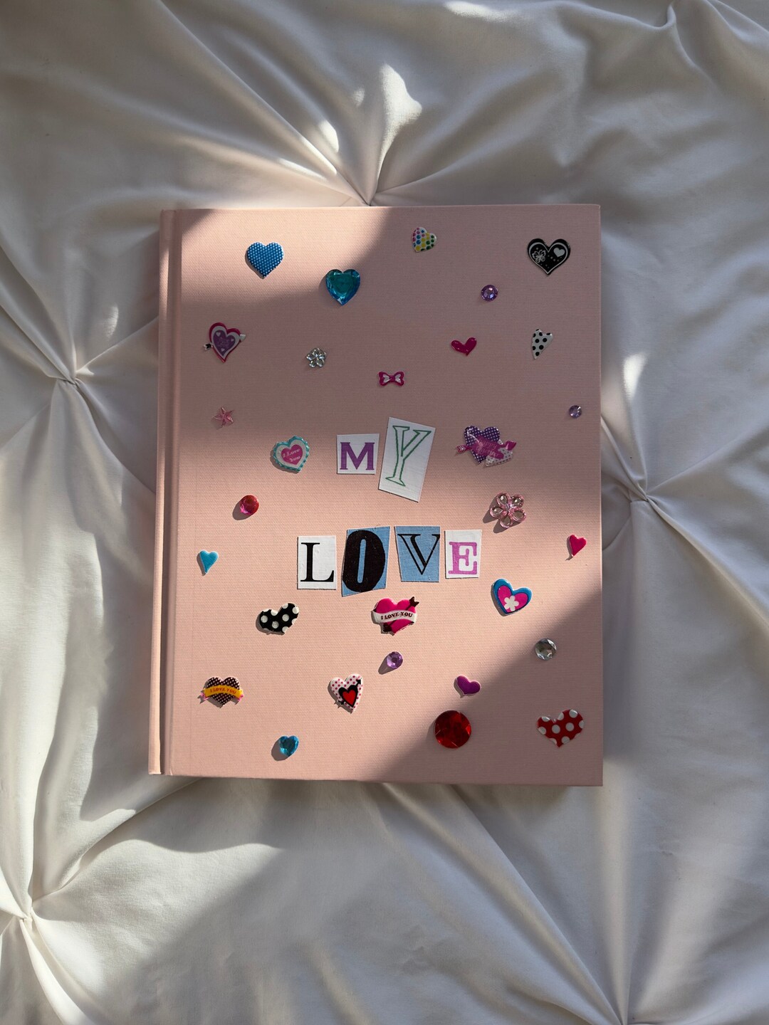 My Love Scrapbook, Blank Memory Book Gift, 110 Sheets, 11 X 8.5 Inches ...