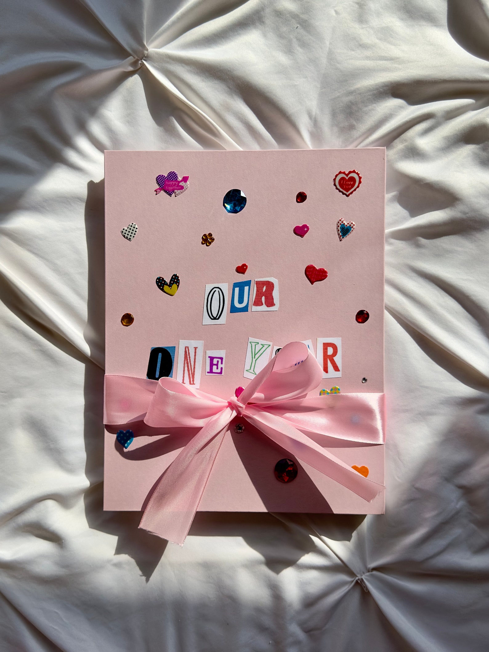 Our One Year Scrapbook, First Anniversary Scrapbook Gift, 110 Sheets ...