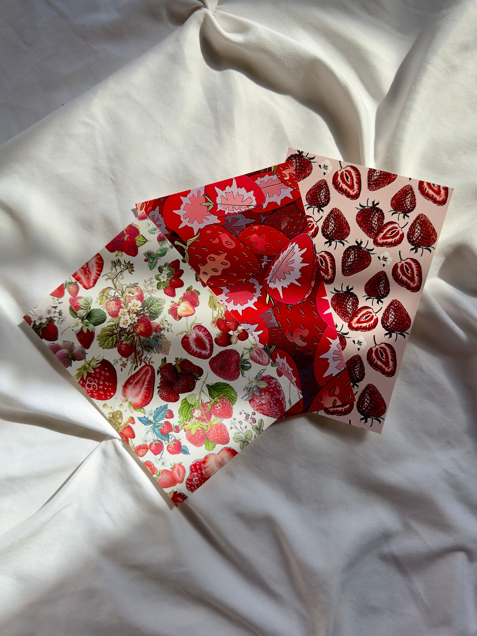 Strawberry Scrapbook Kit, Stationary Gift for Scrapbooking and Junk ...