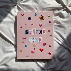 Senior Year Scrapbook, School Memory Journal, 110 Sheets, 11 X 8.5 ...