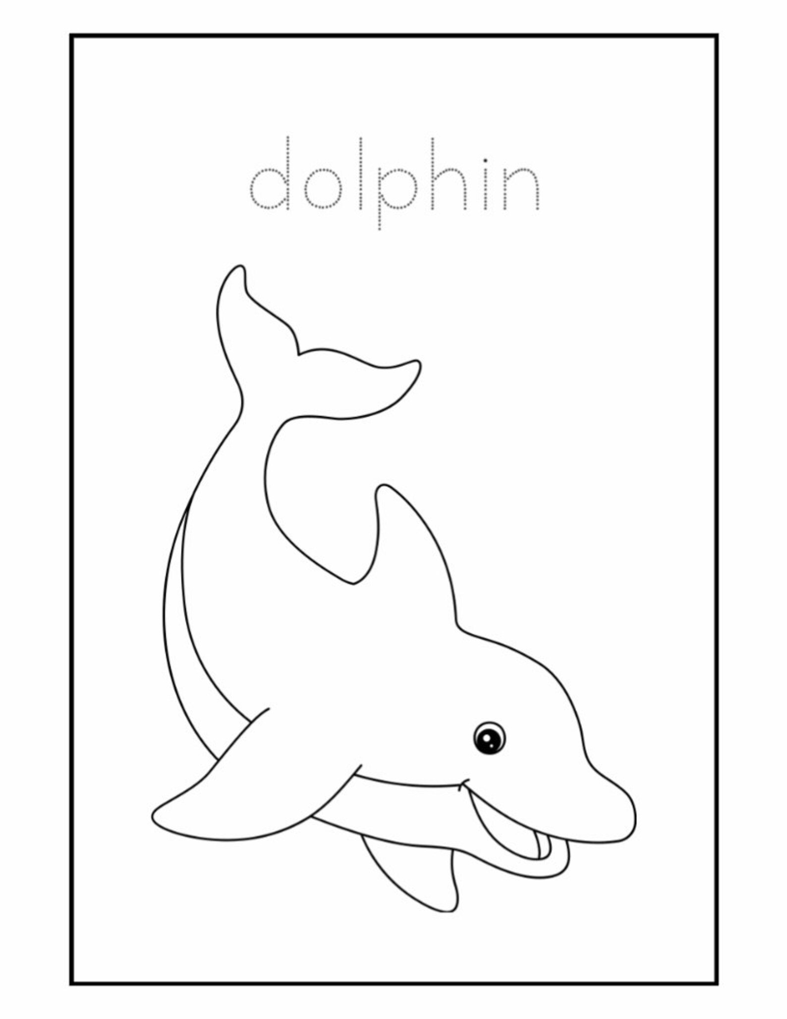 Ocean Life Coloring Book for Kids - Etsy