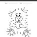 Animals Numbers Dot to Dot - Etsy UK