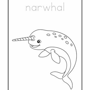 Ocean Life Coloring Book for Kids - Etsy
