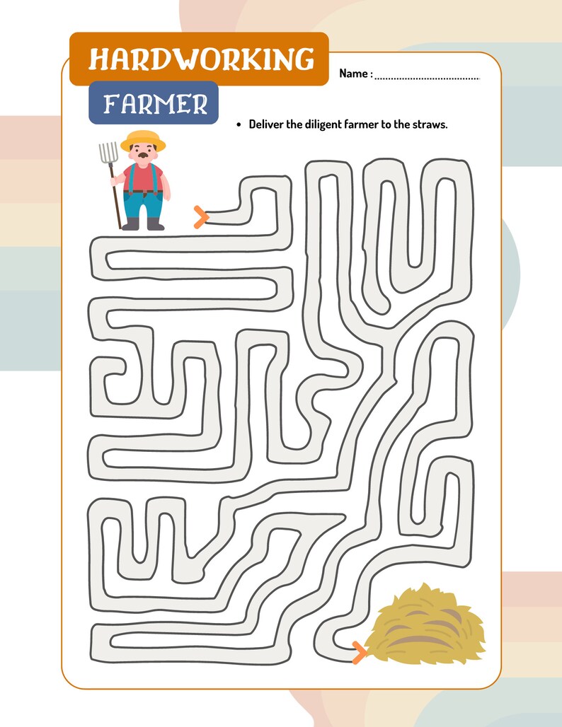 Kids Maze Fun Puzzles - Etsy