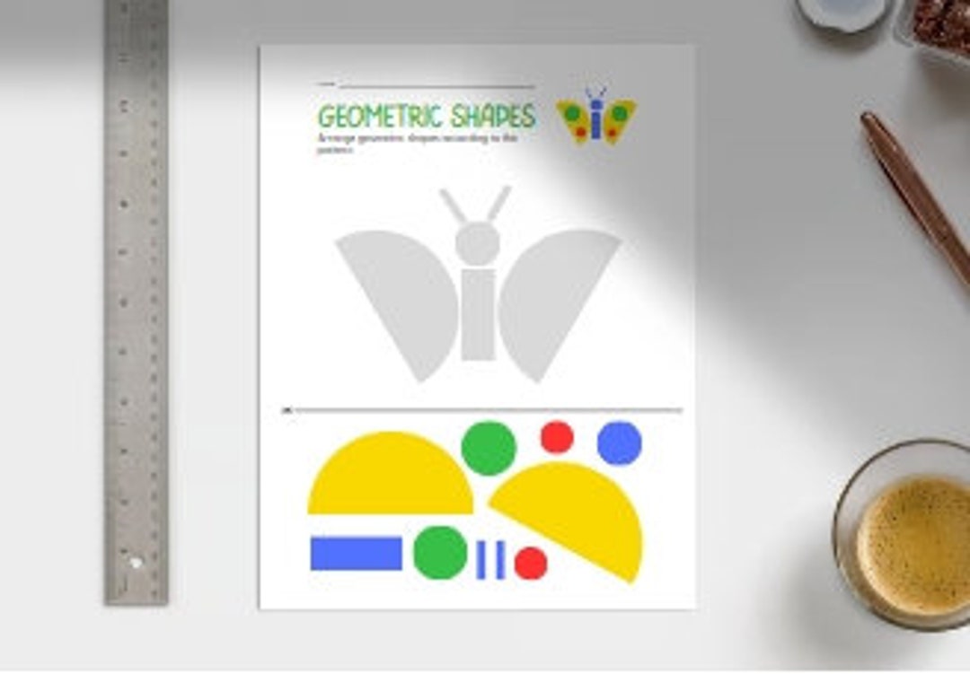 Fun Geometric Shape Puzzles - Etsy