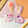 Pink Monkey Stickers, Cute Kawaii Stationary, Planner Journal, Food ...