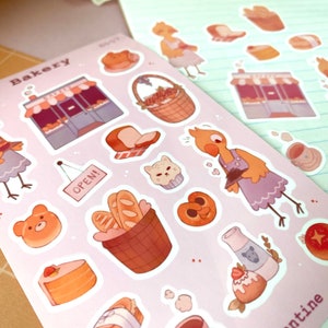 Bakery Stickers, Cute Kawaii Stationary, Journal Planner, Food Dessert ...