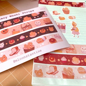 Bakery Stickers, Cute Kawaii Stationary, Journal Planner, Food Dessert ...