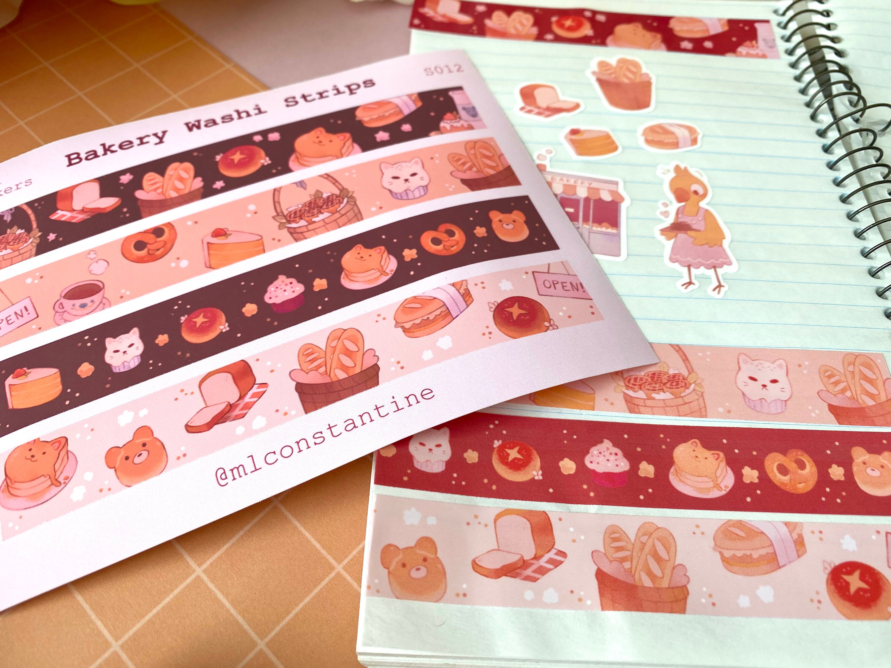 Bakery Stickers, Cute Kawaii Stationary, Journal Planner, Food Dessert ...