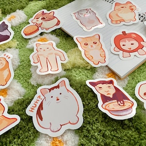 Cat Meme Tiktok Stickers, Instagram Vine Meme, Planner Journal ...