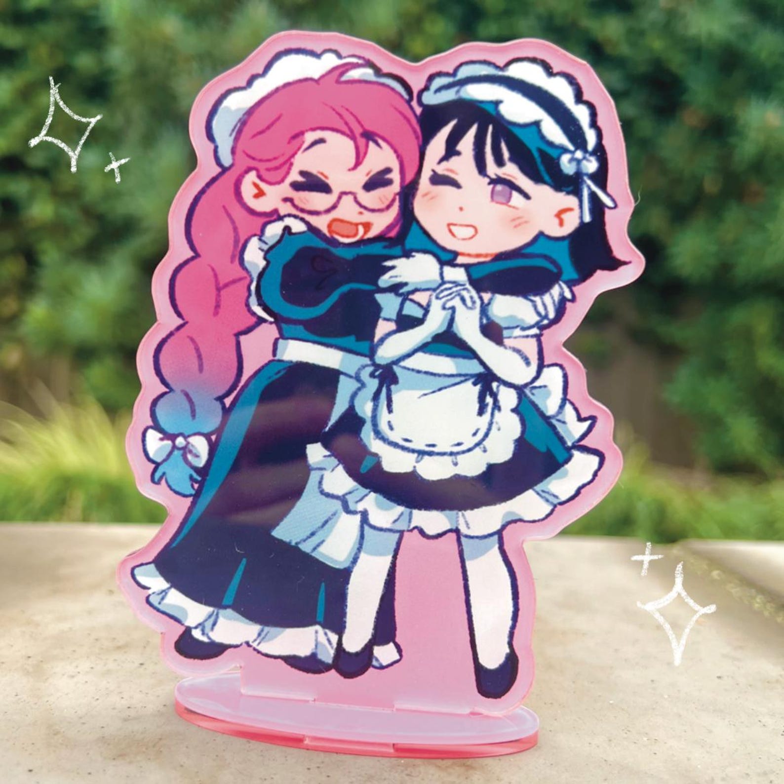 Mizisua Alien Stage Acrylic Standee, Maid Figure - Etsy