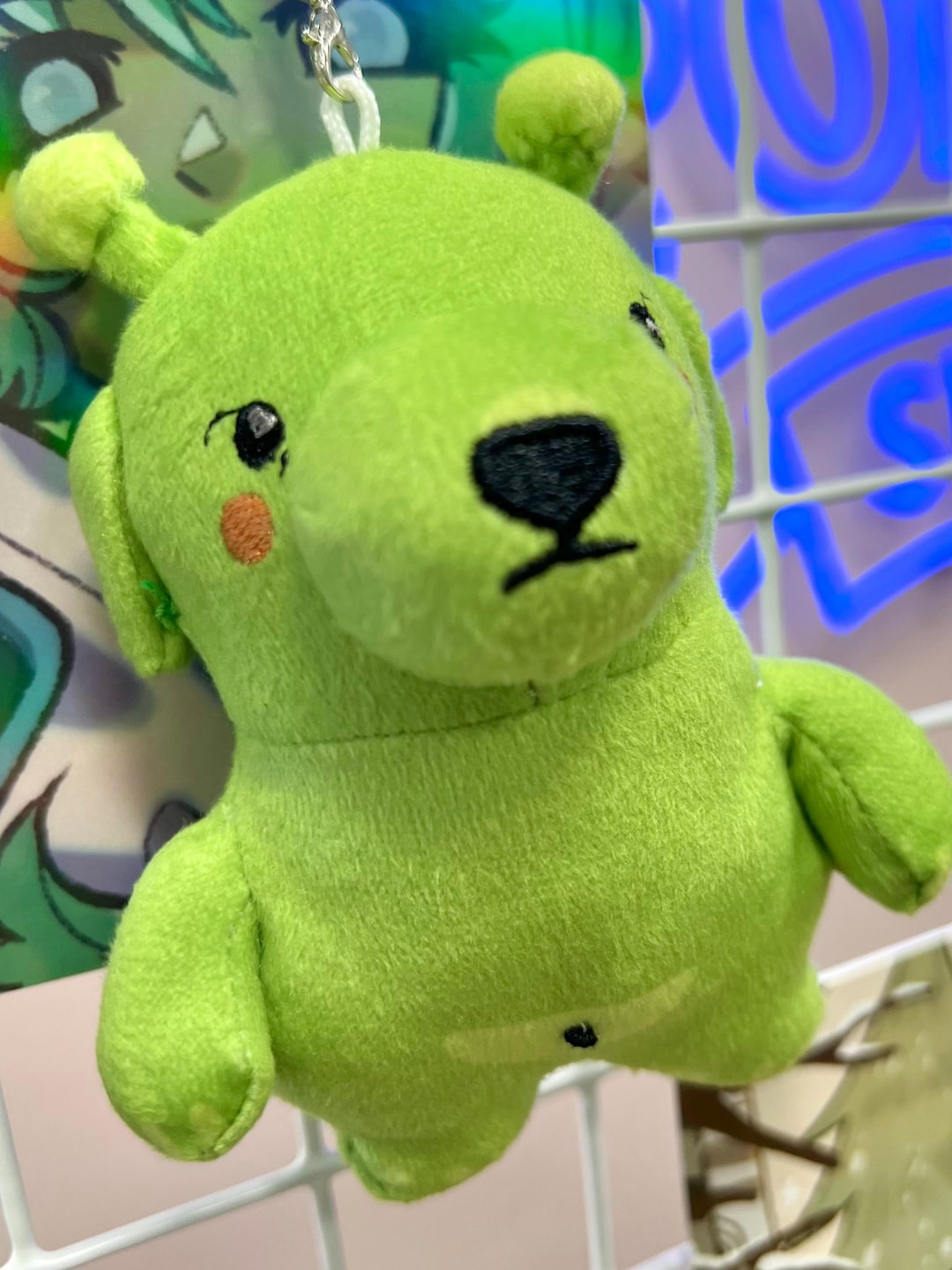 Alien Pibble Plush Keychain, Jotchua Puppy Dog Plushie Stuffed Animal ...