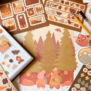 Camping Stickers, Cute Kawaii Stationary, Travel Journal, Planner ...