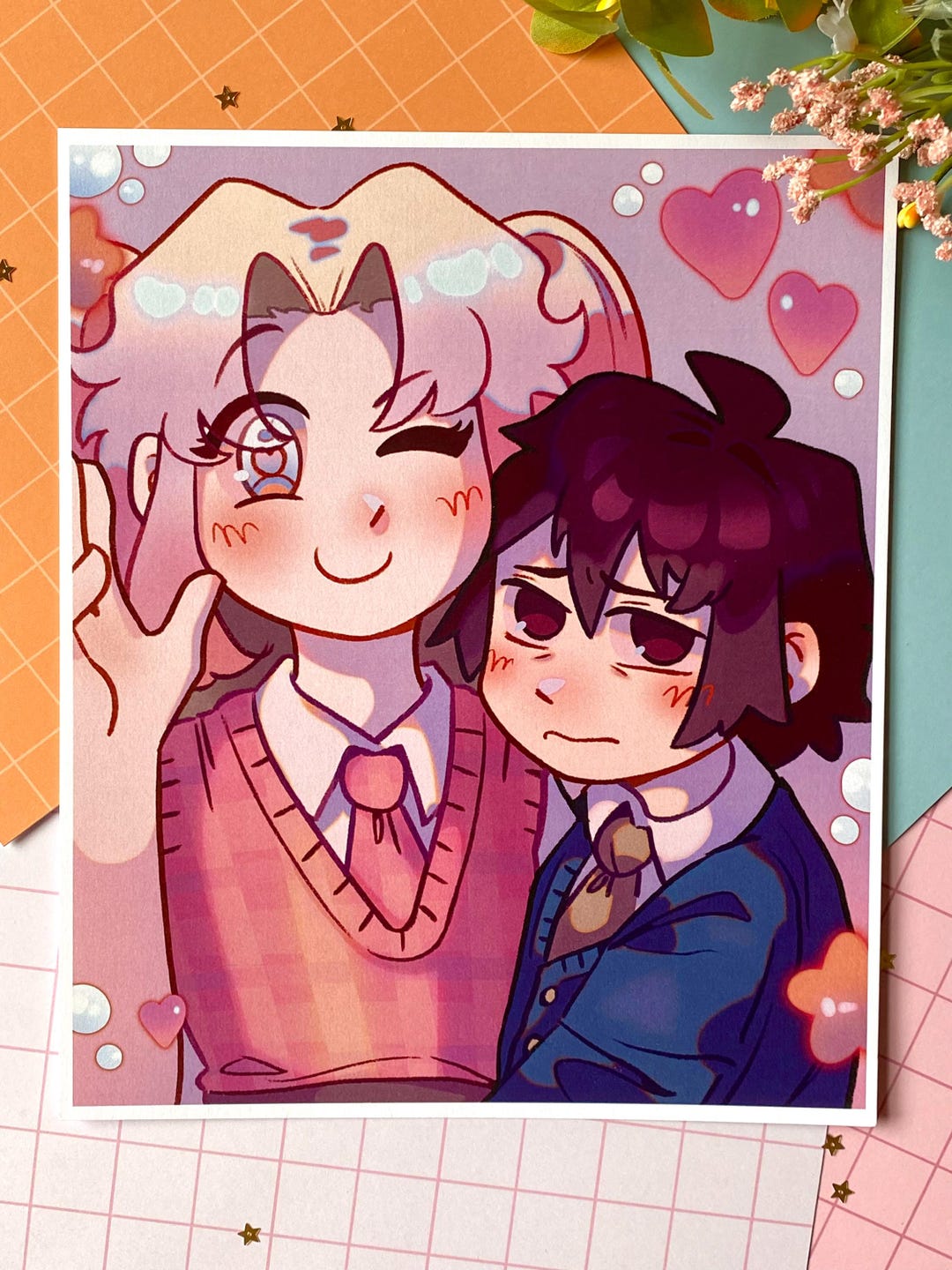 Anime Art Print, I Love Amy Manga, Cute Kawaii, Wall Decor Fanart - Etsy