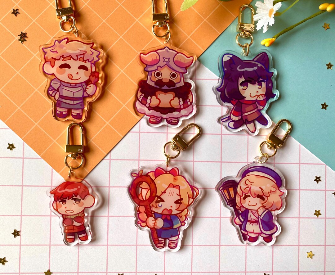 LAST CHANCE - Dungeon Meshi Acrylic Keychain: Kawaii Anime Manga Charm ...