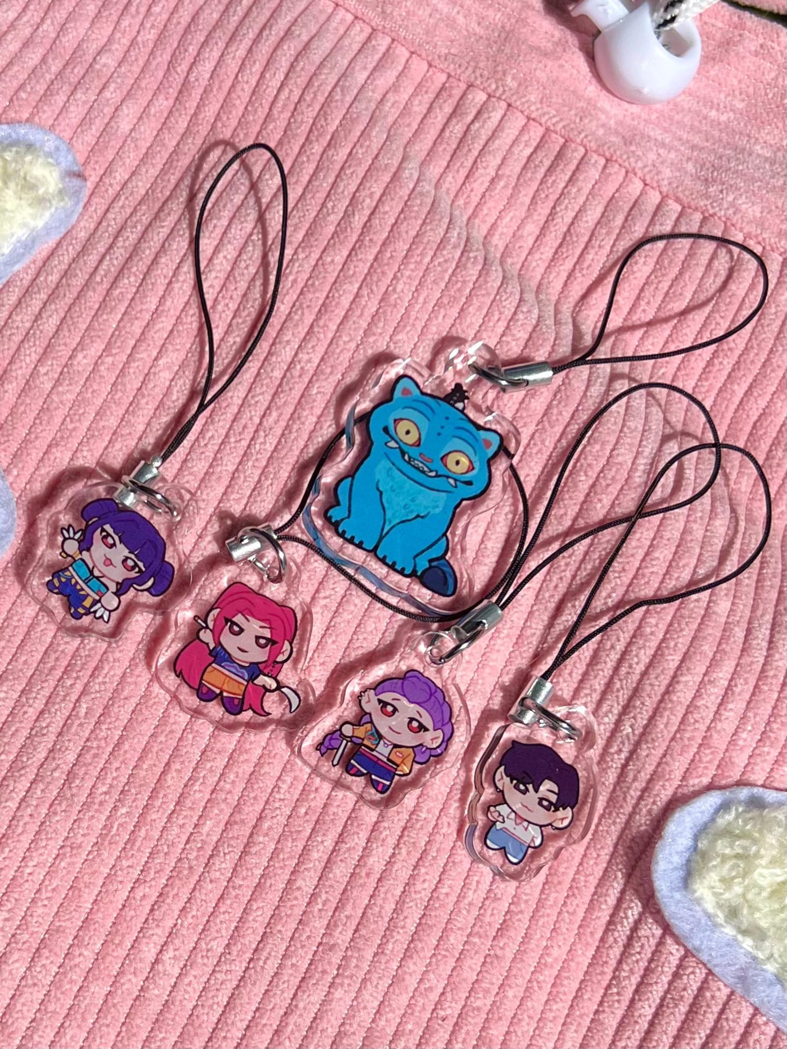 LAST CHANCE- Kawaii Acrylic Phone Charm: Huntrix, Jinu, Derpy - Etsy