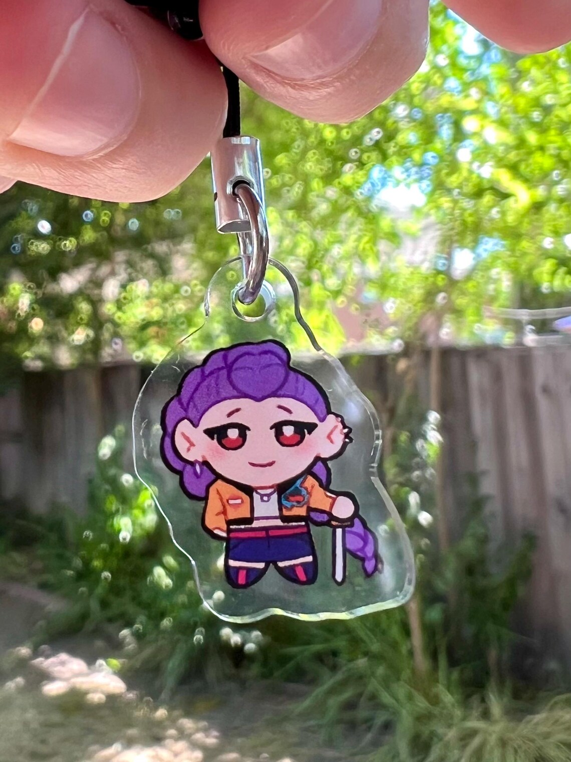 LAST CHANCE- Kawaii Acrylic Phone Charm: Huntrix, Jinu, Derpy - Etsy