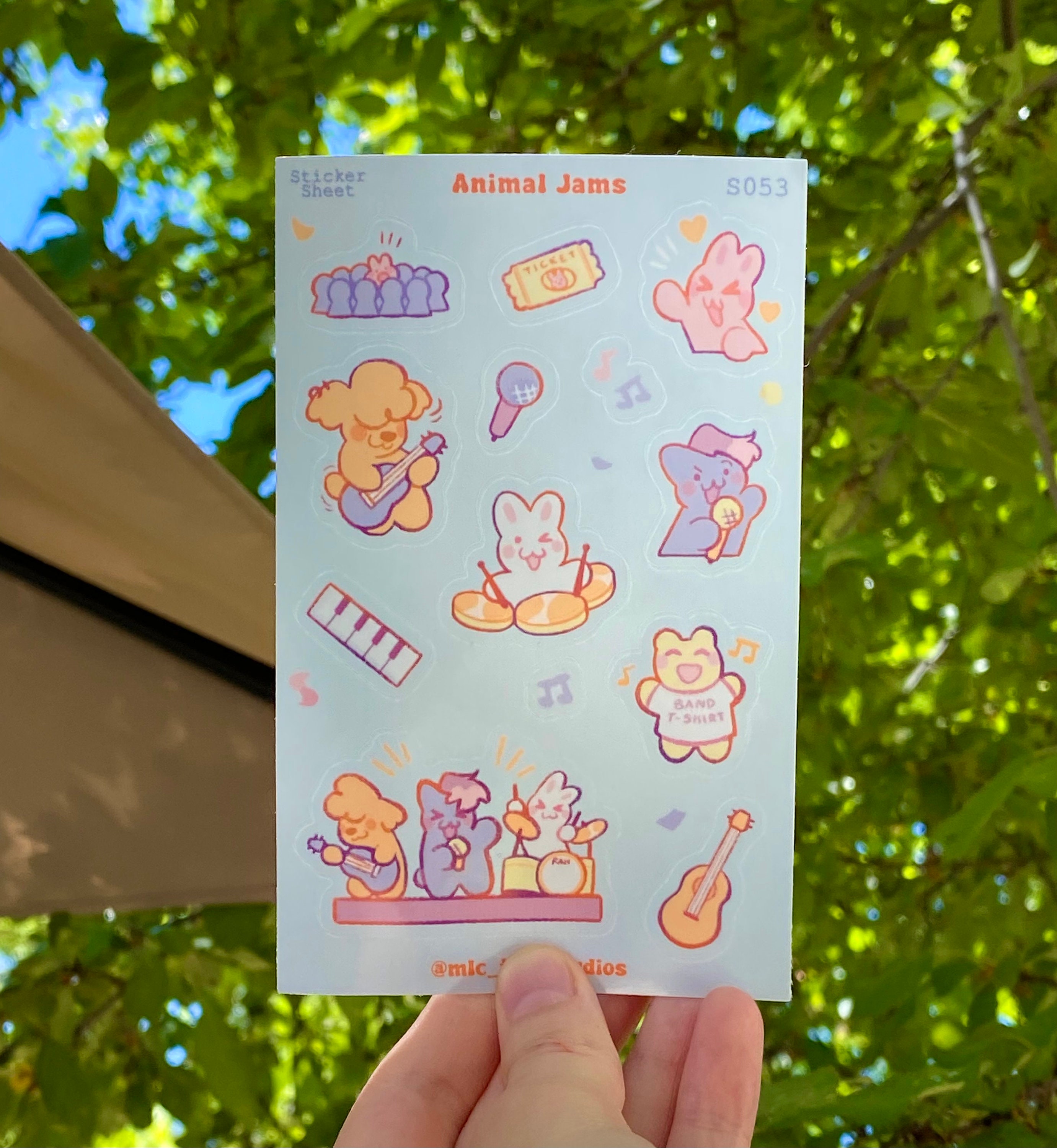 Concert Sticker Sheet, Music Band Show, Cute Kawaii Stationary, Planner ...