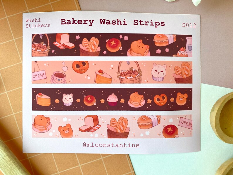 Bakery Stickers, Cute Kawaii Stationary, Journal Planner, Food Dessert ...