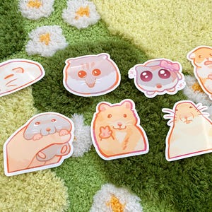 Hamster Meme Stickers, Cute Kawaii Stationary, Tiktok Pets Funny - Etsy