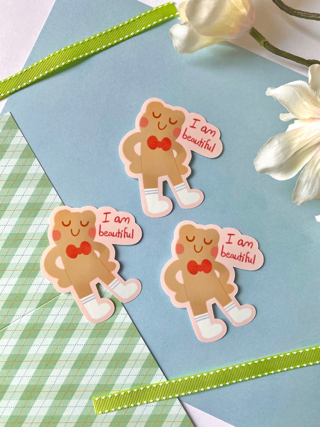 Frog Self Confidence Stickers, Cute Kawaii Stationary, Planner Journal ...