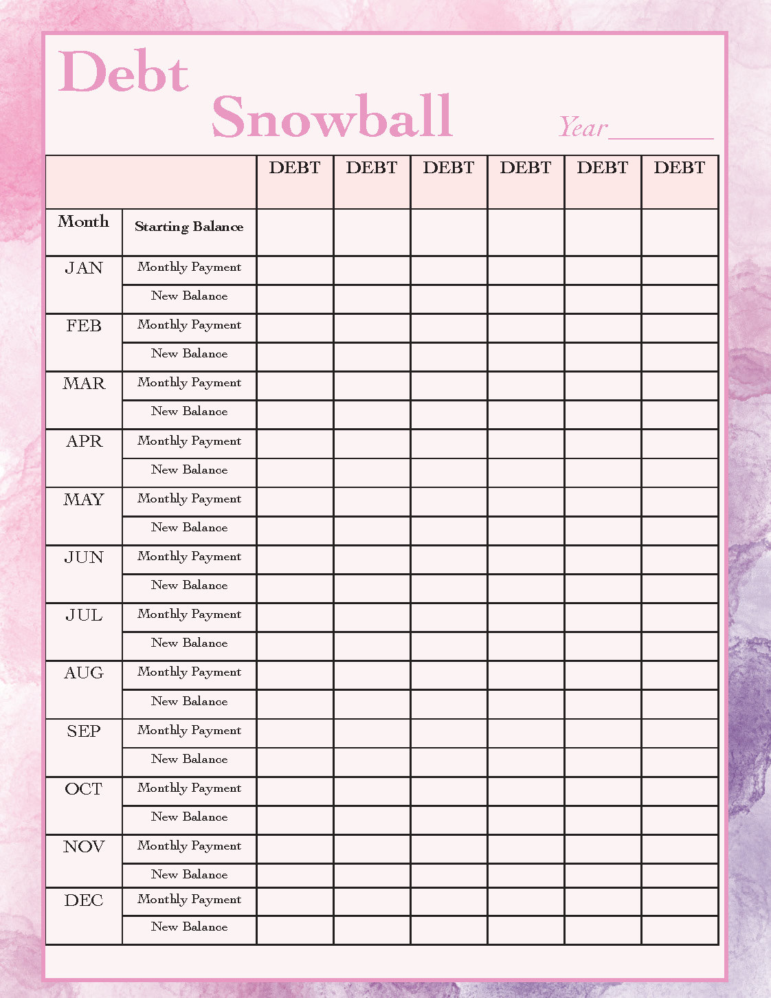 Debt Snowball I Dave Ramsey I Financial Planning I Budgeting I Finance ...