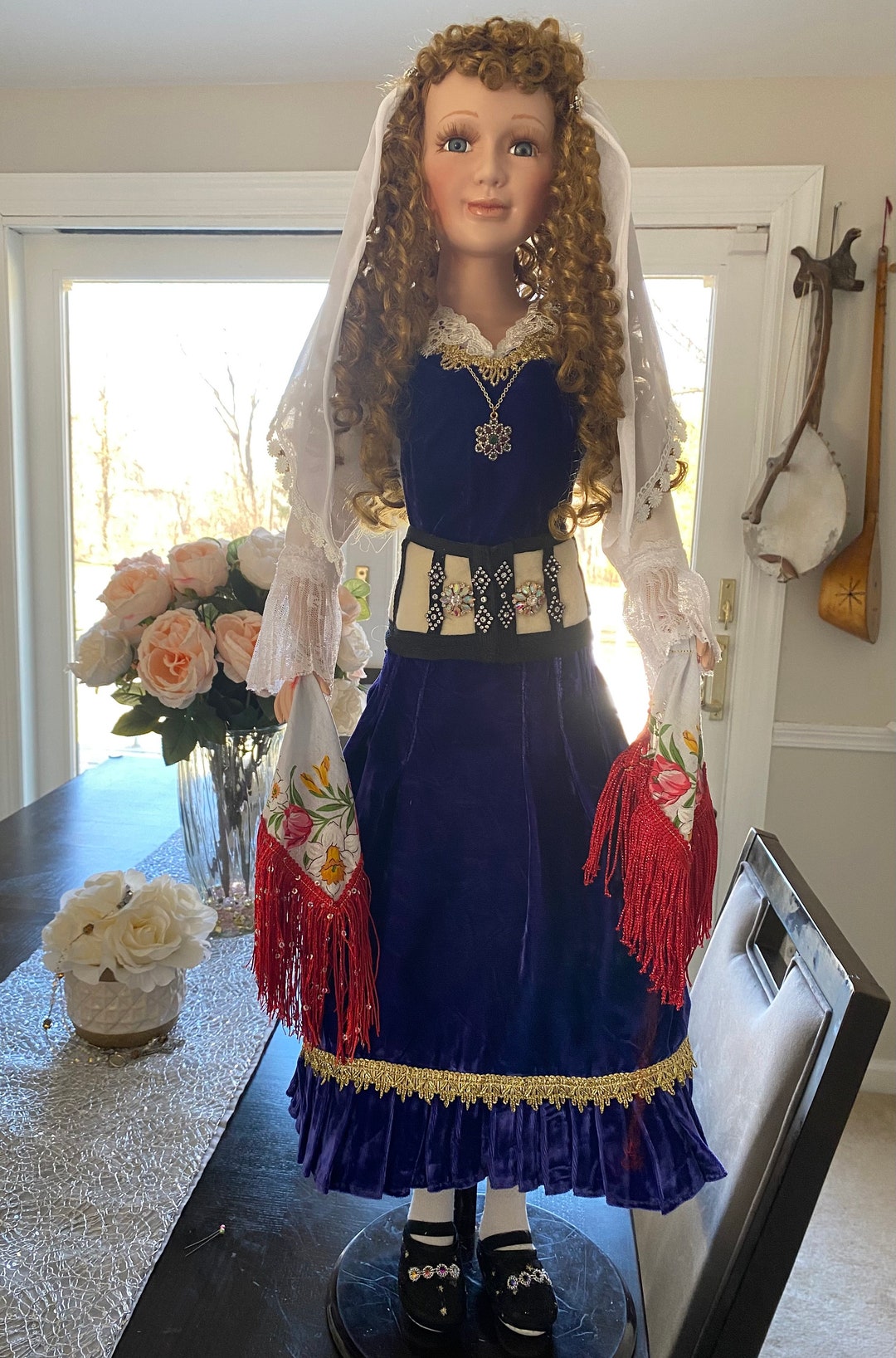 36 Inch Doll With Ethnic Albanian Girl Cloths - Etsy