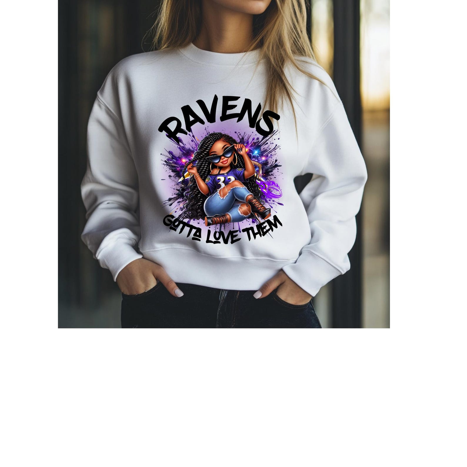 Baltimore Ravens Girl Png for Download Only High Resolution. - Etsy