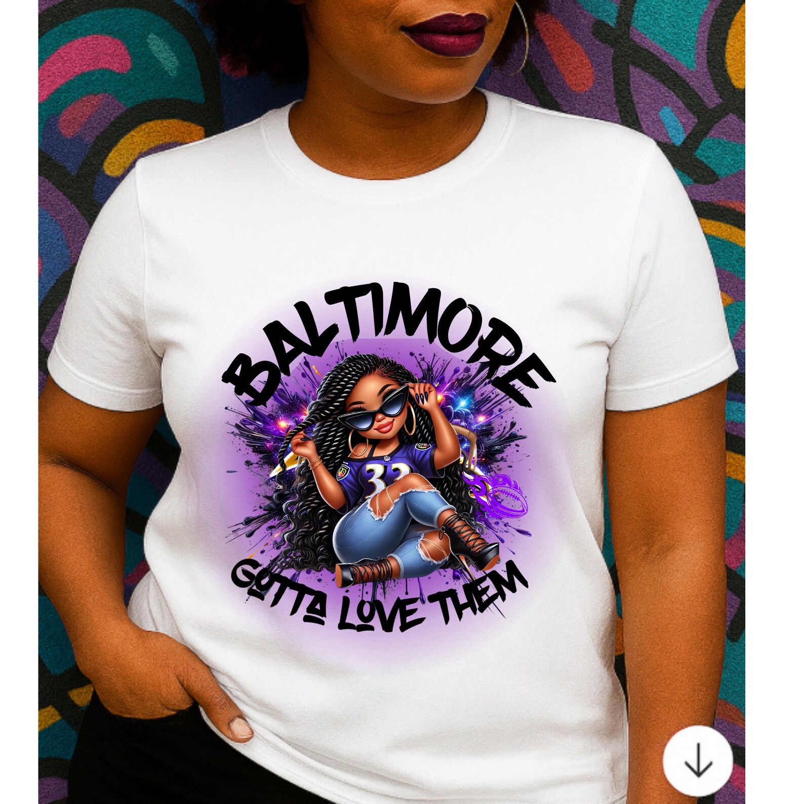 Baltimore Ravens Girl Png for Download Only High Resolution. - Etsy