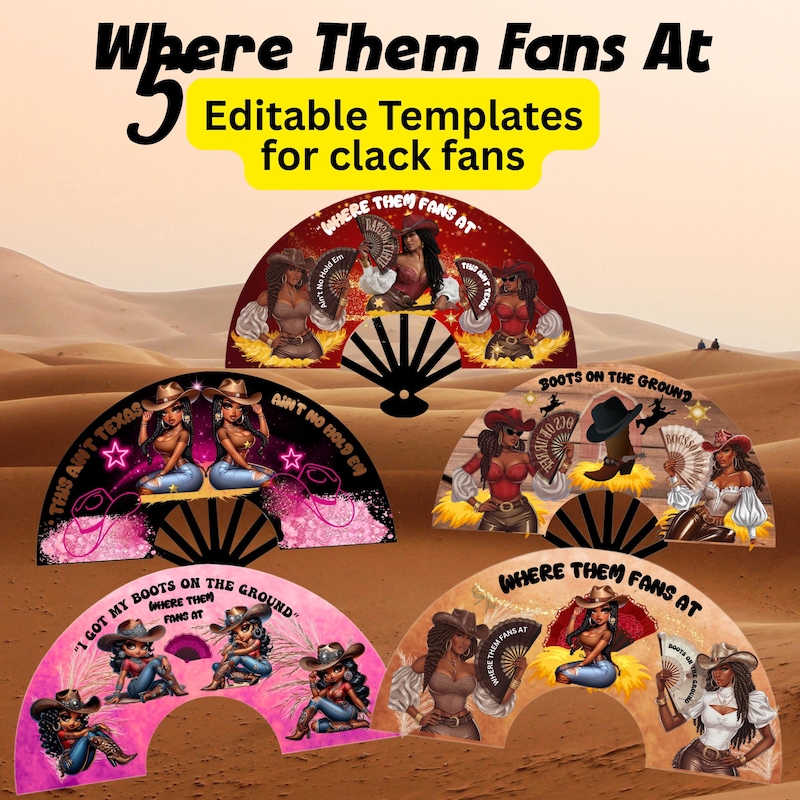 Sublimation Clack Fans - Etsy
