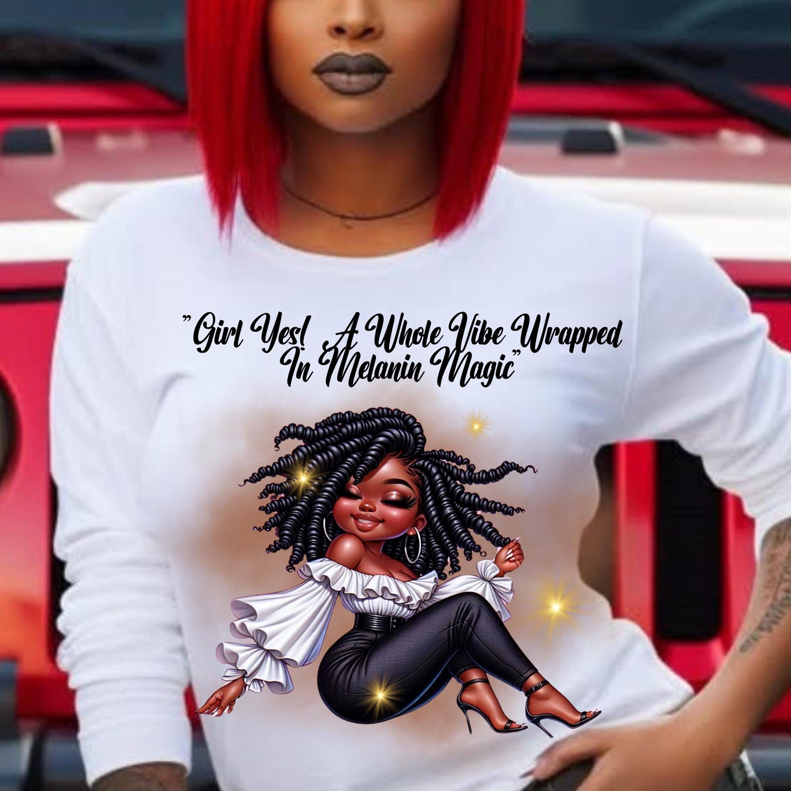 Cute African American Chibi Girl PNG (digital Download) - Etsy